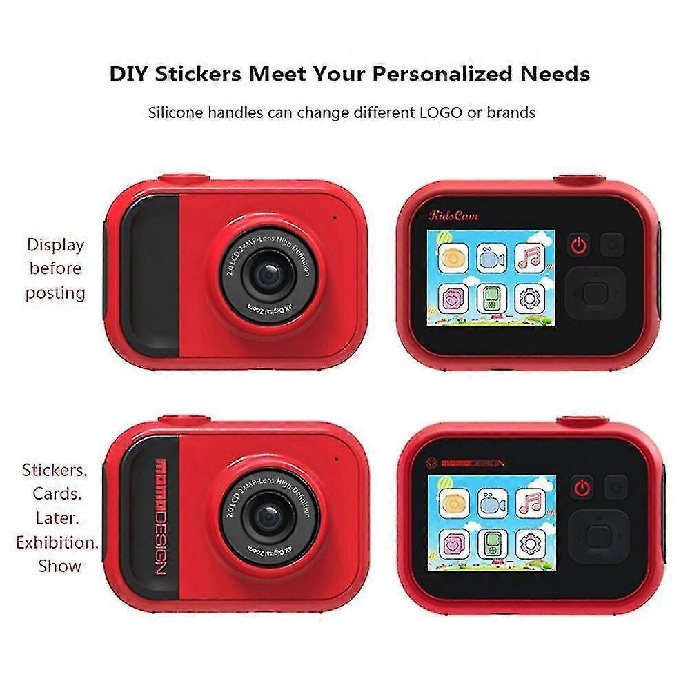 Kids Camera 2 Inch Touch Usb Rechargeable Children's Camera Waterproof ...