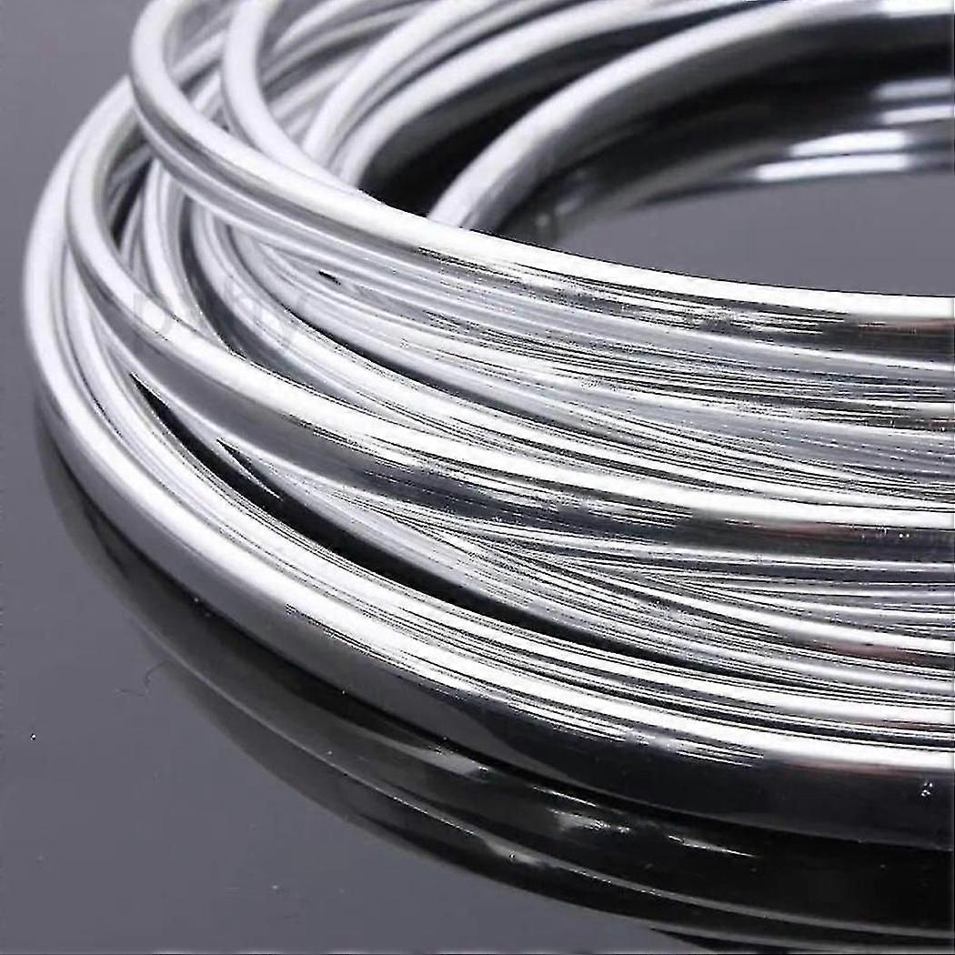 6m Car Door Chrome Moulding Trim Strip Edge Scratch Guard Protector ...