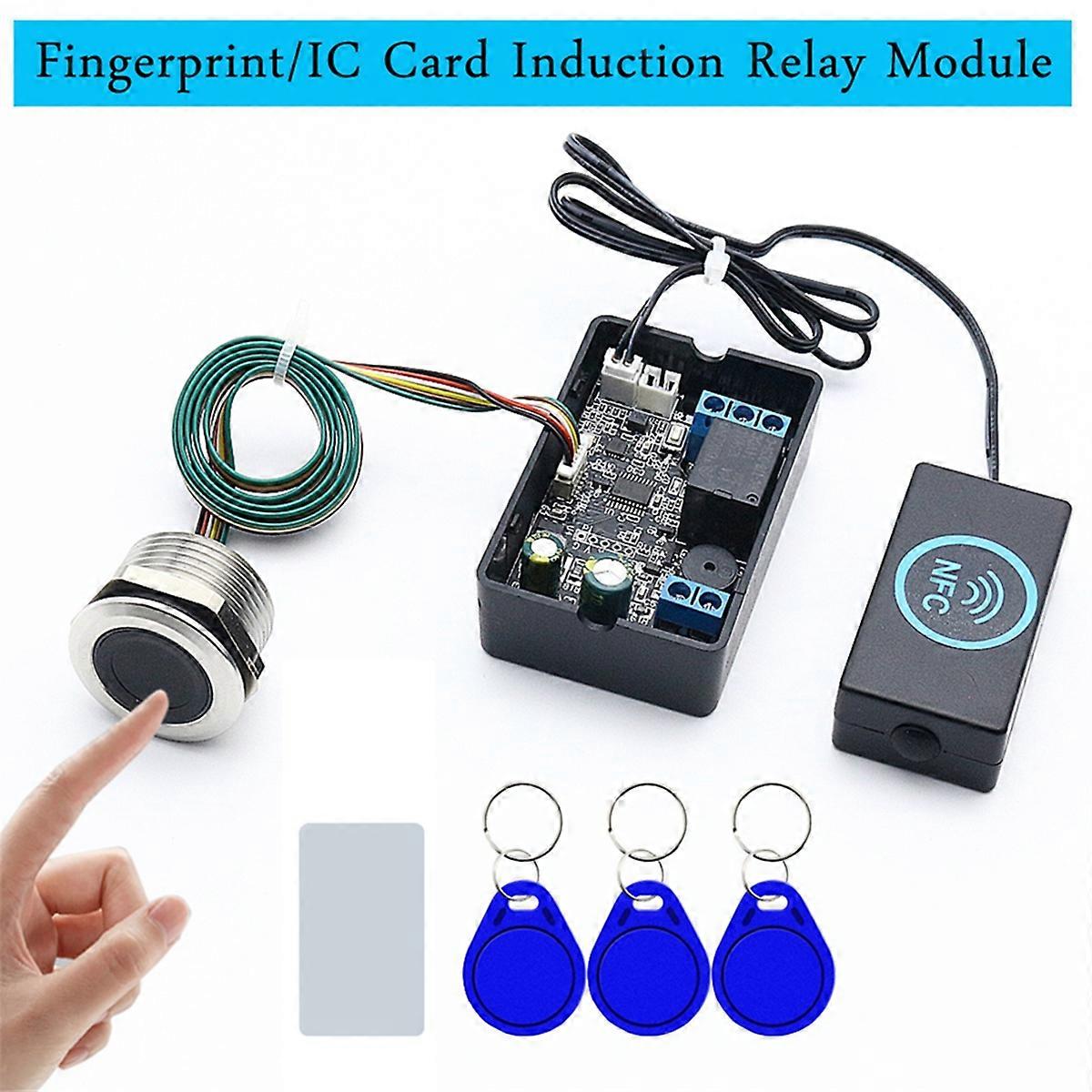 Fingerprint Access Controller NFC Electric Lock Control Relay Module IC ...