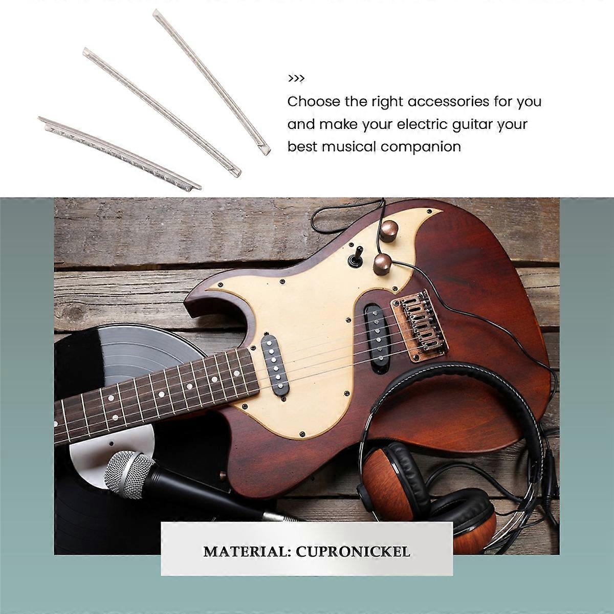 2.2MM Acoustic Electric Guitar 24 Frets Fret Wire Fret wire Set, Silver ...