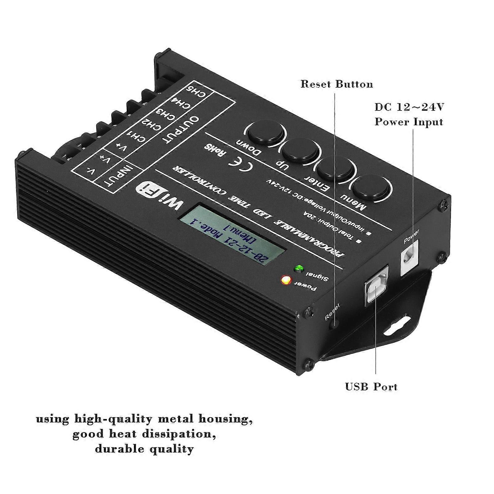 LED Light Controller Multifunctional WiFi Programmable Lamp Timing ...