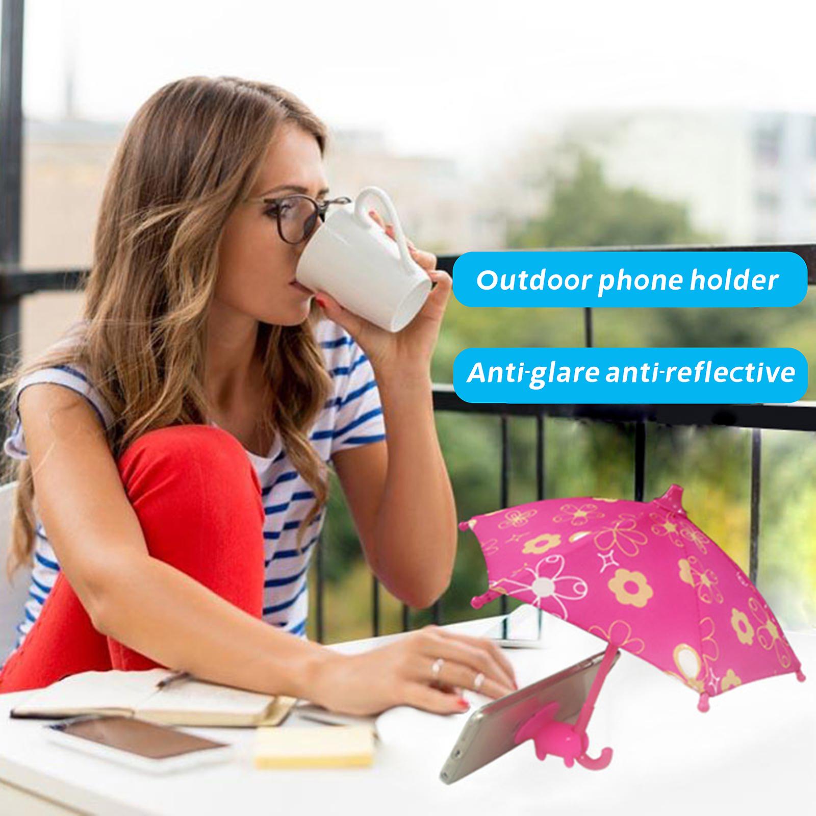 Telefon paraply sugekop stativ Universal justerbar piggy telefonstativ ...