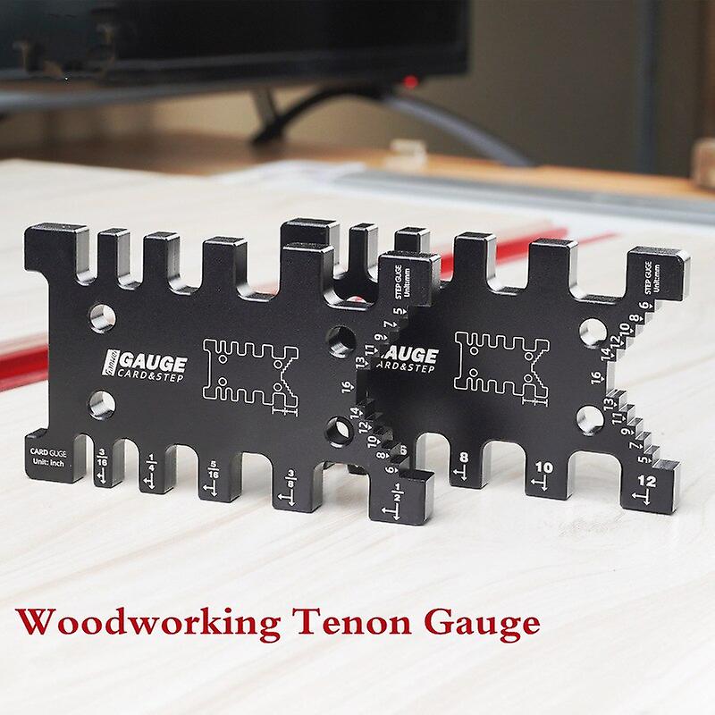 Woodworking Tenon Gauge Metric/inch High Precision For Router Table Saw ...