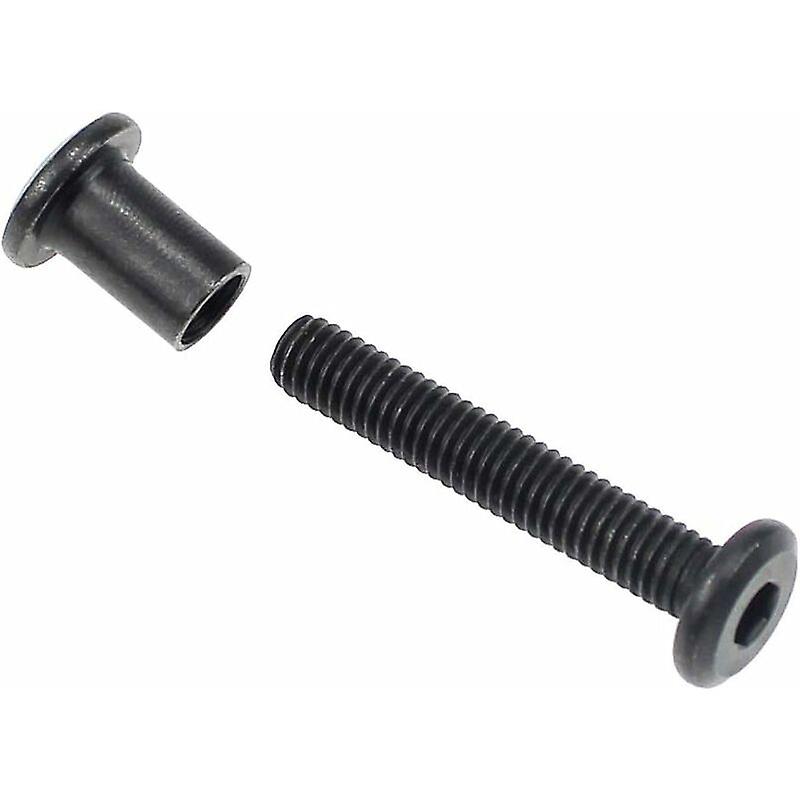 Pack of 10 M6 x 35mm Fixing Bolts with Matching Nuts Sleeve Nut with ...