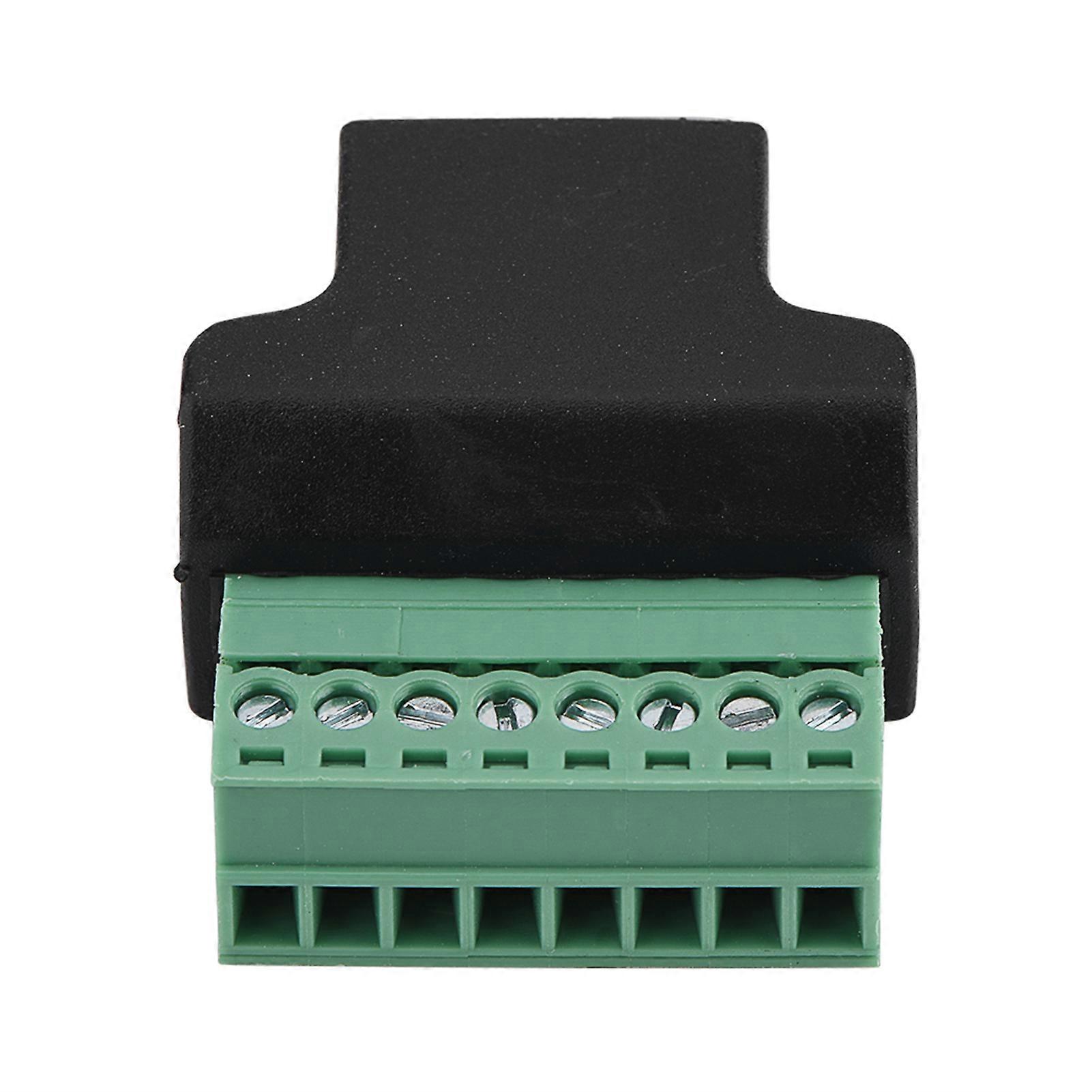 DVR Ethernet Connector RJ45 Female Jack to 8 Pin Screw Terminal ...