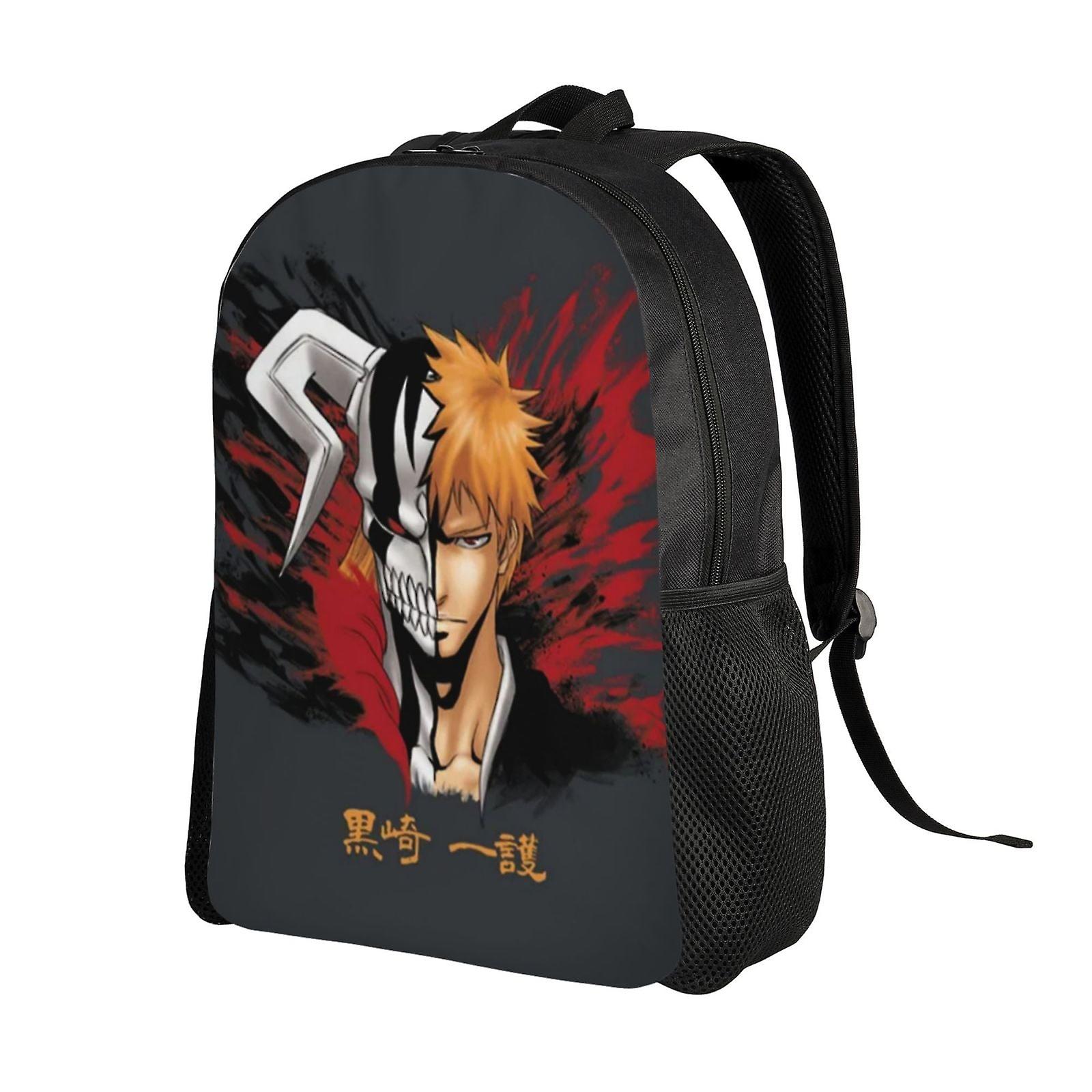 Bleach Ichigo Kurozaki Backpack Cute Anime Large Capacity Multifunction ...