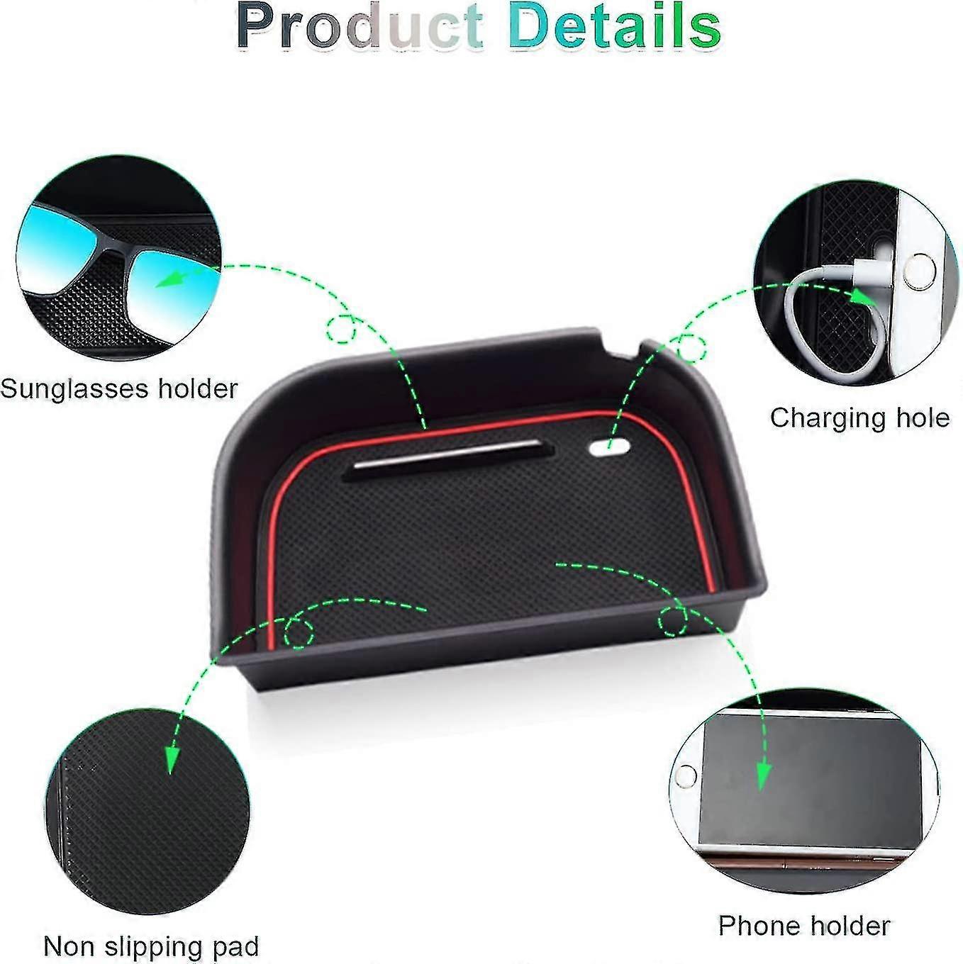 Car Armrest Tray For Nissan Navara/r*enaul-t Alaskan 2016-2022, Navara ...