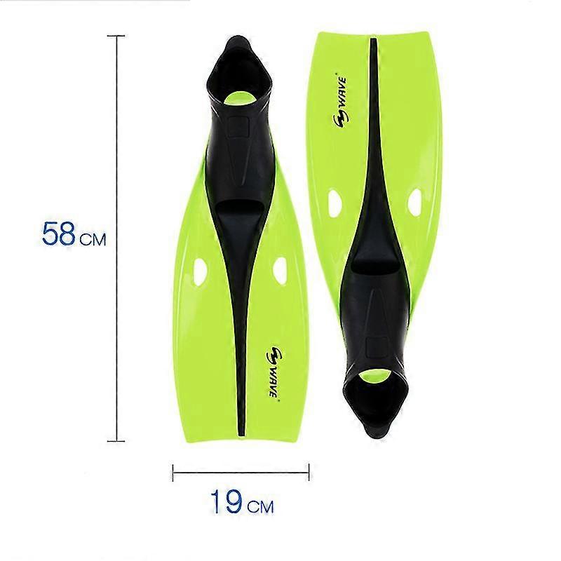 Diving Fins Full Foot Pocket Swimming Flippers Open Toe Snorkeling Swim ...