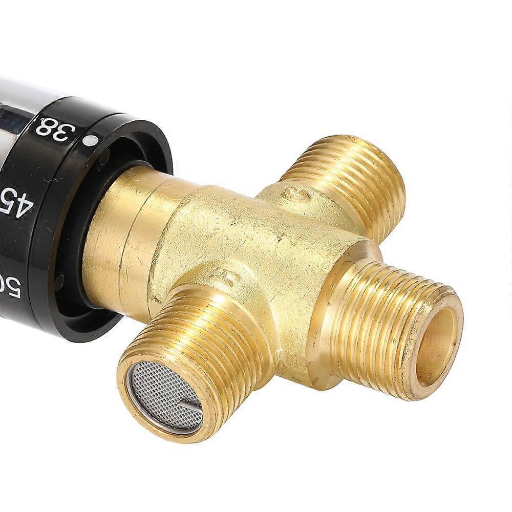 Bathroom Brass PipeThermostat Faucet Adjustable Thermostatic Mixer ...