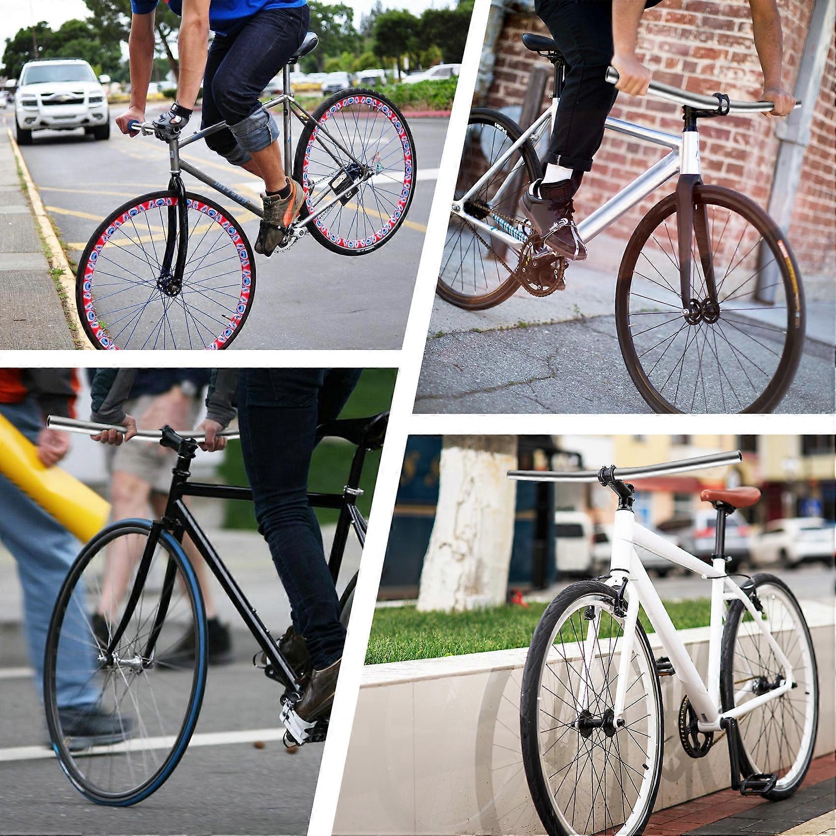 Alloy Fixed Gear Bicycle Cycling Straight Fixie Bike Straight Bar ...