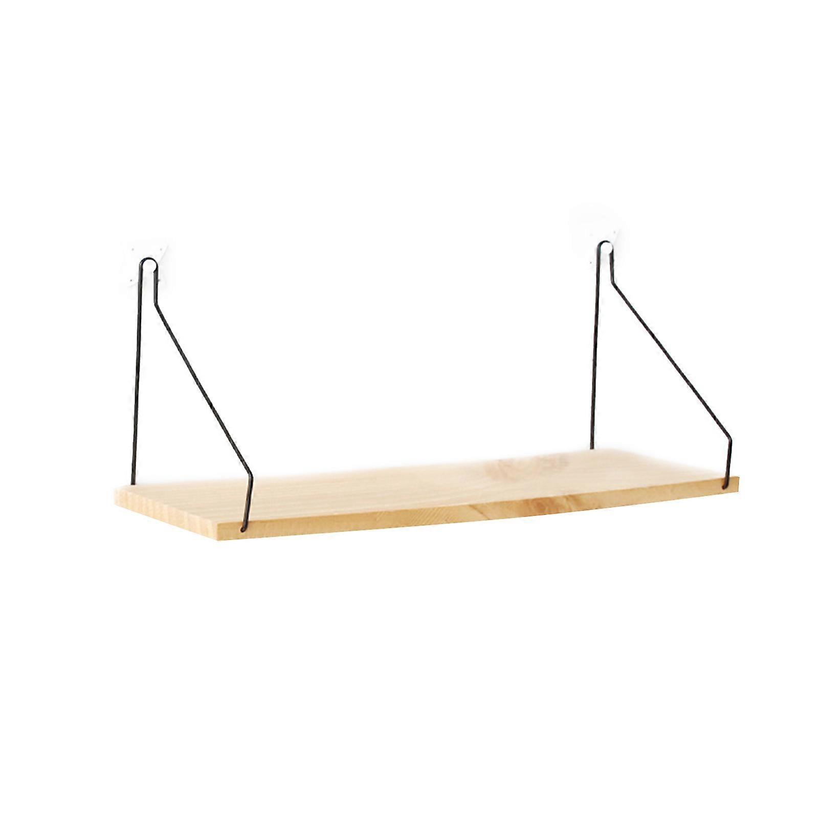 Wall Mounted Wooden Shelf Solid Wood Wall Storage Shelves Decor for ...