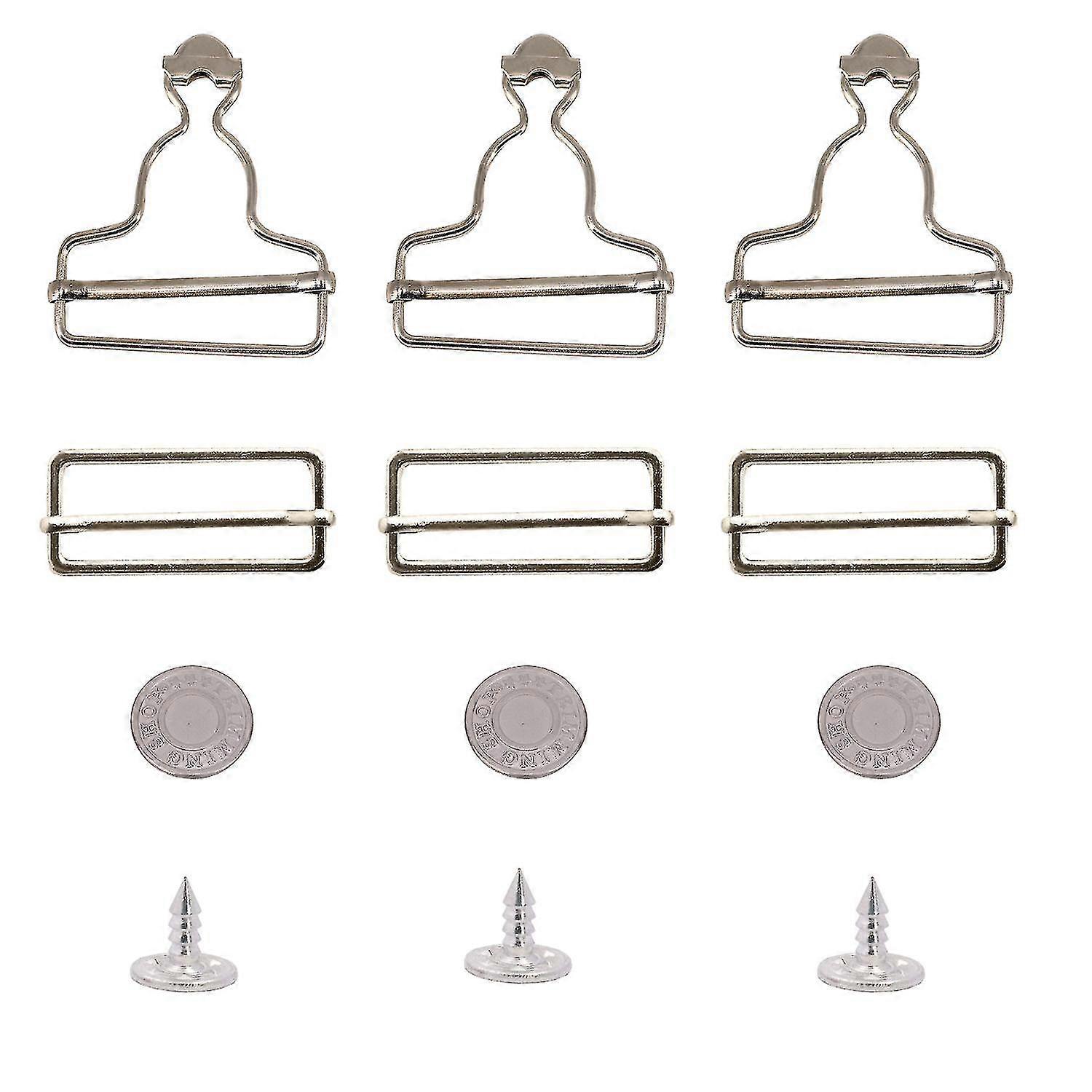 Dungaree Buckle Adjustable Slider Clips With Jeans Buttons | Fruugo UK