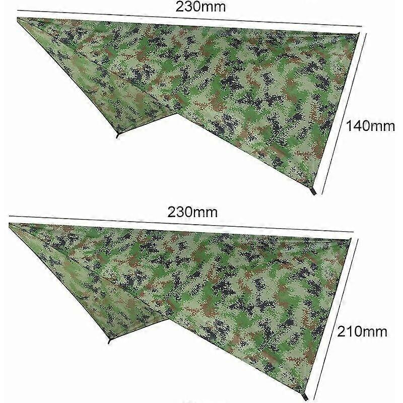 Camping Rain Tarp Rain Tarp Waterproof Tarp Rain Fly Tent Cloth with ...