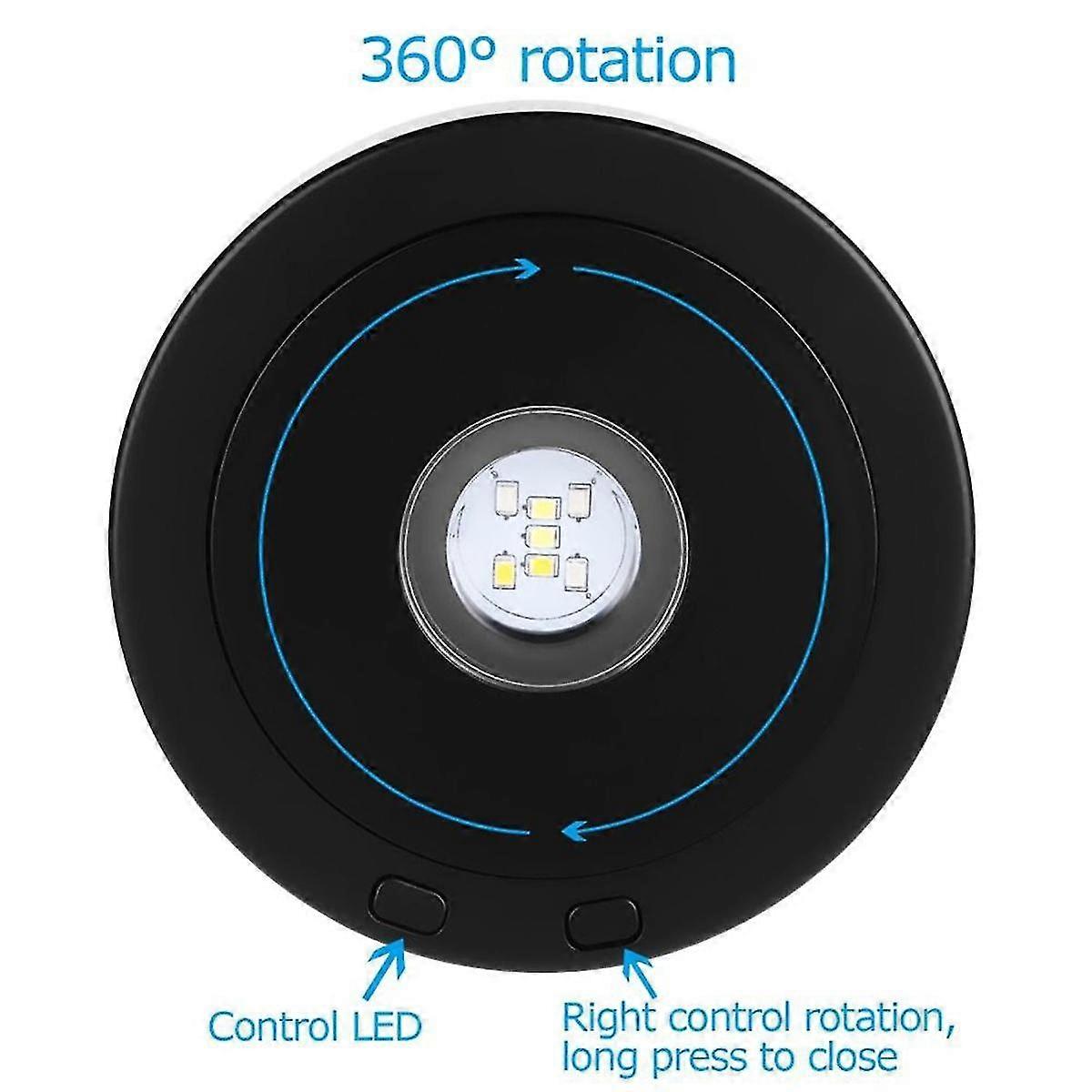 Round Stand Led Rotating Display Stand Base for Crystals Lighted Base 8 ...