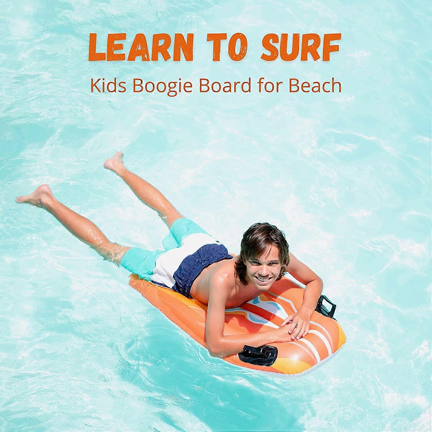 2 Inflatable Kids Boogie Boards for Beach | Fruugo UK
