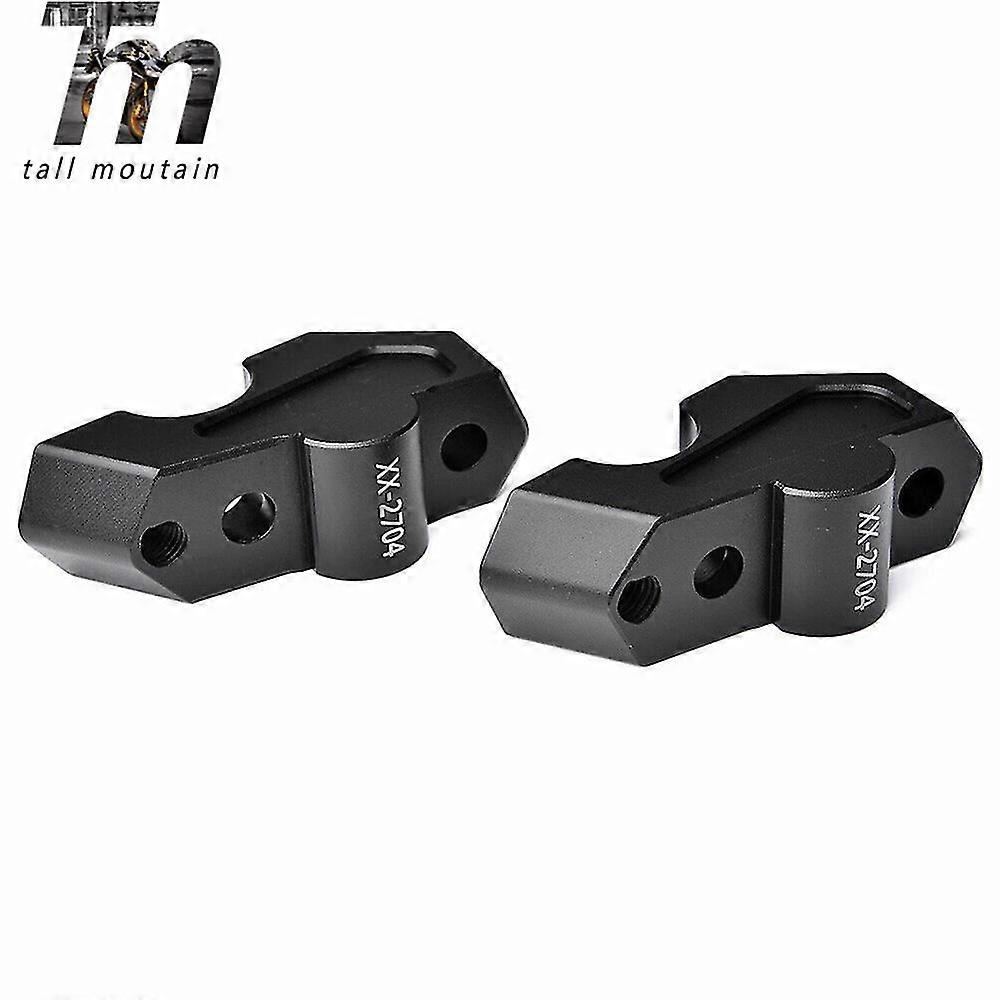 2pcs Aluminum Motorcycle 28mm Handlebar Riser Handle Bar Clamp For ...