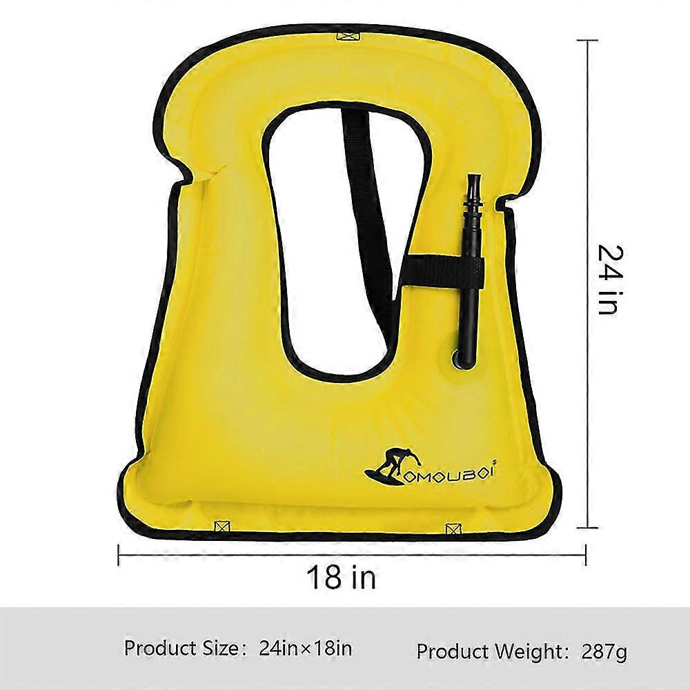 Universal Snorkel Vest For Adults, Inflatable Swim Vest Jacket For ...