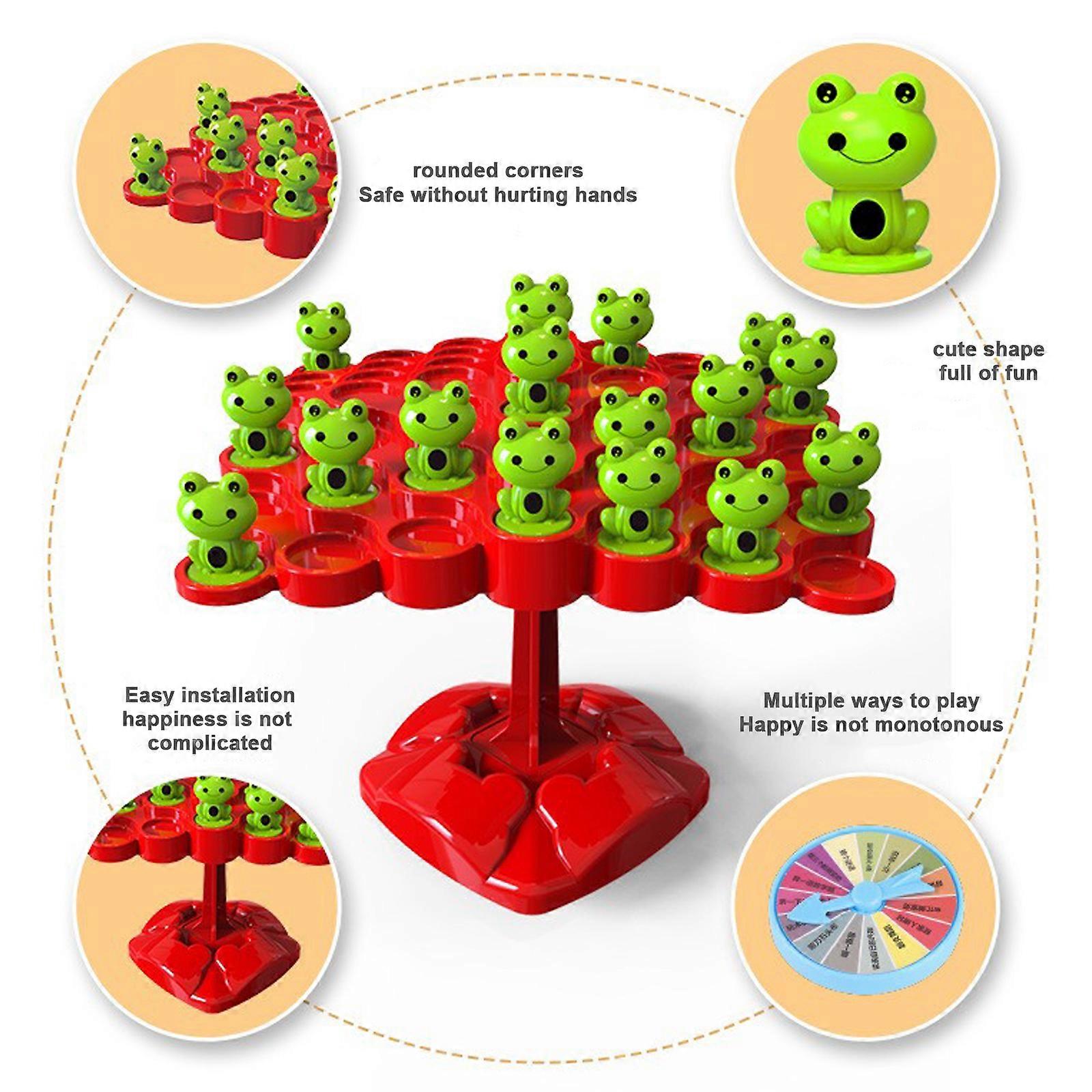 Balanced Tree Frog, Frog Balance Counting Toys, Frog Balance Board Game ...