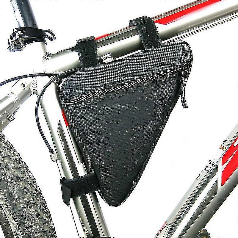 Bike Frame Storage Bag, Water Resistant Bicycle Triangle Bag | Fruugo UK