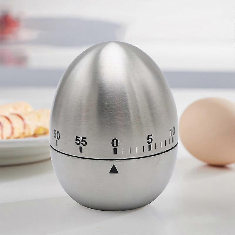 Stainless steel creative kitchen mechanical alarm clock timer egg ...