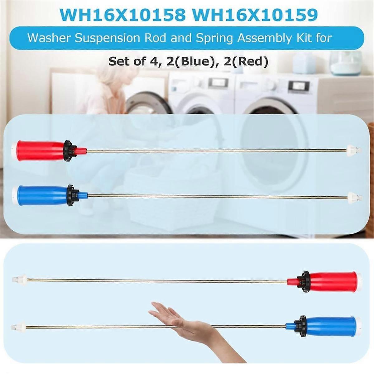 4PCS WH16X10158 WH16X10159 Washer Suspension Rod Set for & Washer ...
