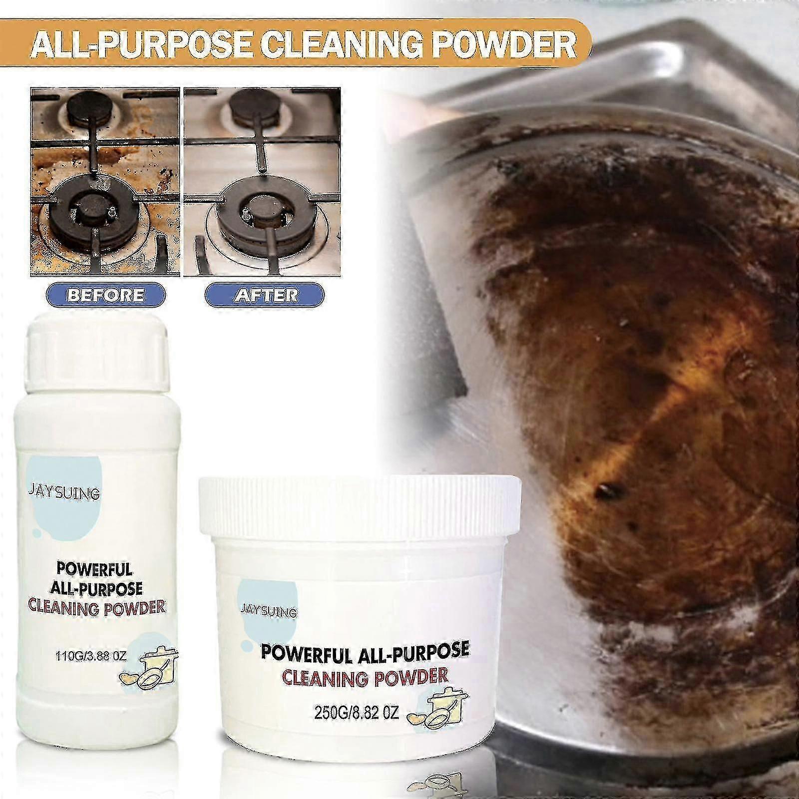 Jaysuing multi-purpose cleaning powder kitchen heavy oil stain cleaning ...