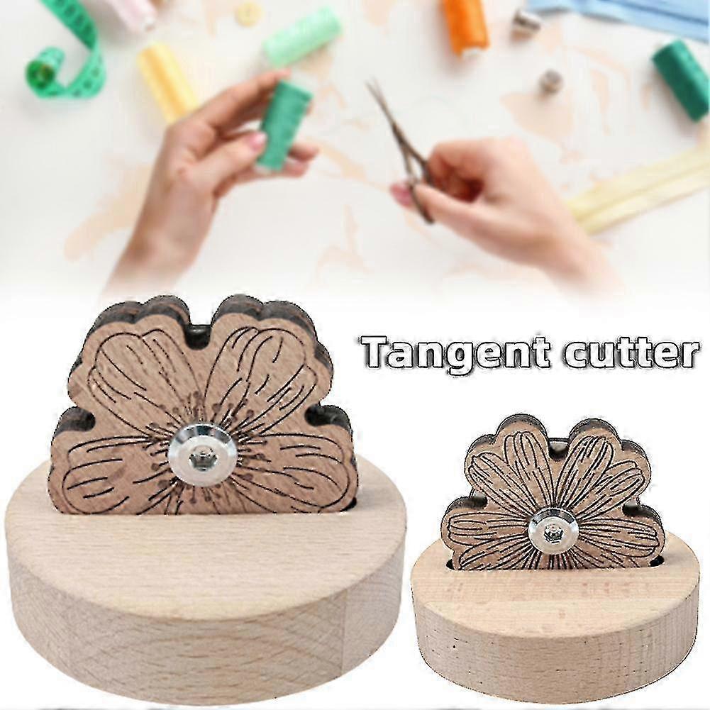 Wooden Flower Wool Line Thread Cutter Portable Line Cutter with Non ...