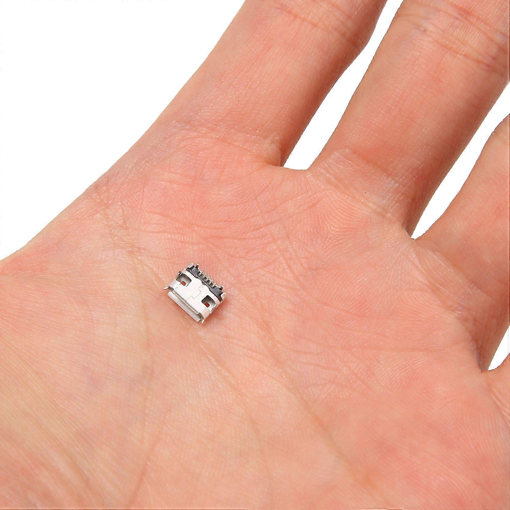 10 Pcs Type B Micro-USB Female 5 Pin Jack Port Socket Connector Repair ...