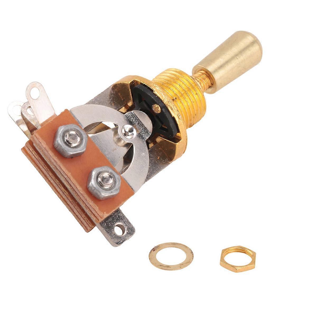 Gold Electric Guitar 3 Way Toggle Switch Pickup Selector Switch with ...