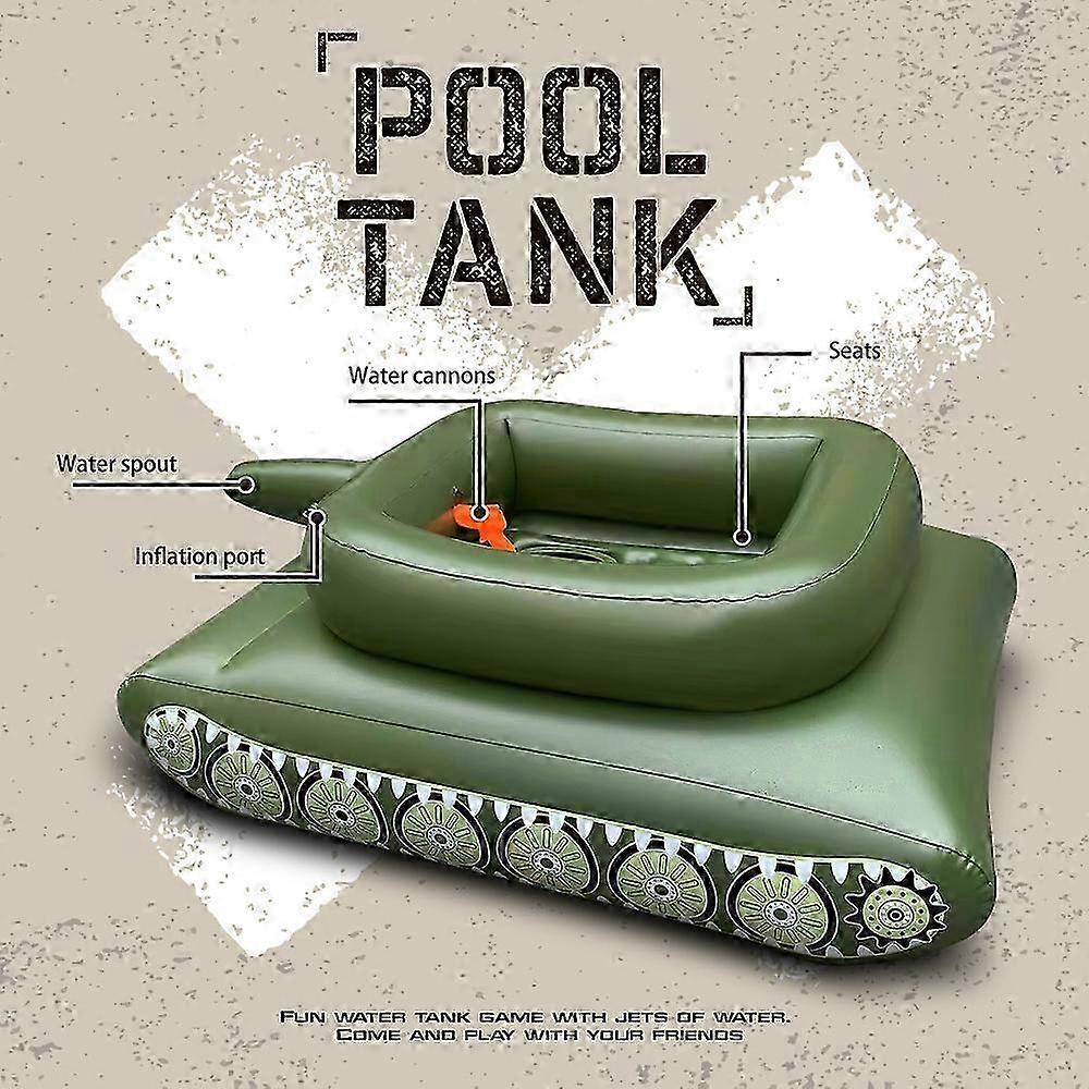 PVC floating tank for pool, inflatable water toy with pump options ...
