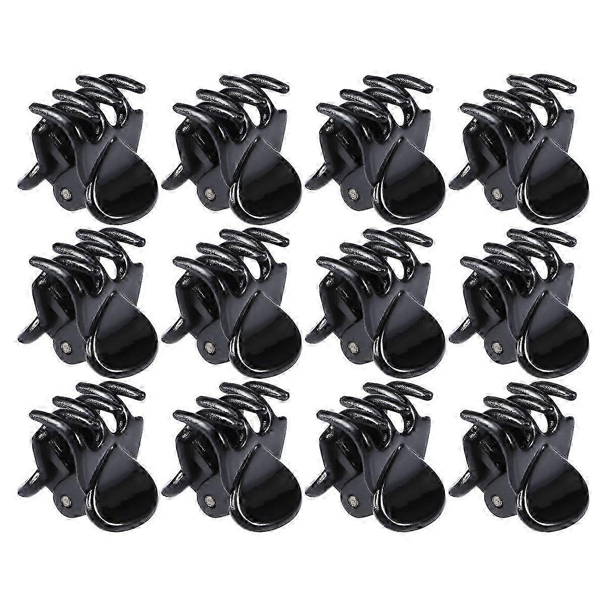 12Pcs Hair Claw Mini Small Hair Claw Jaw Clip Hair Pin For Women Girls ...