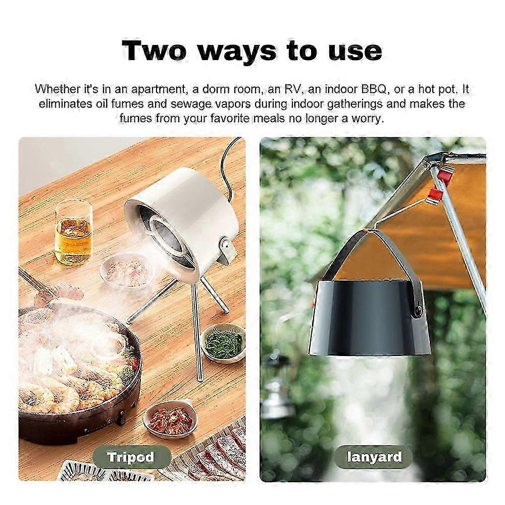 Desktop Cooker Hood, Portable Cooker Hood for Cooking with 3 Speeds ...