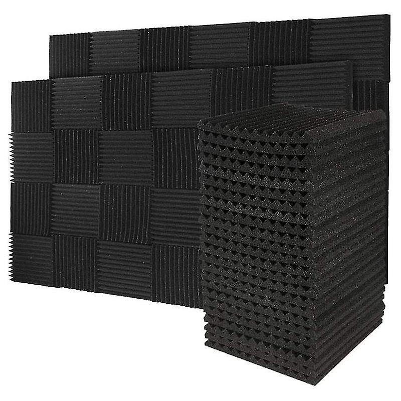 50pcs Acoustic Soundproof Foam Sound Absorbing Panels Sound Insulation ...