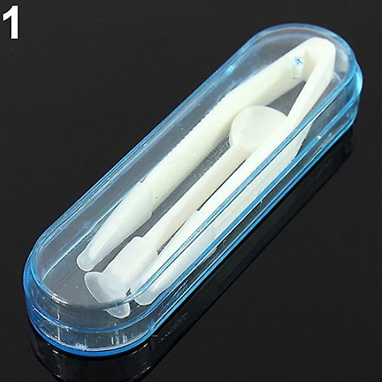 Contact Lens Inserter Remover + Soft Tip Tweezers + Case Hygienic ...