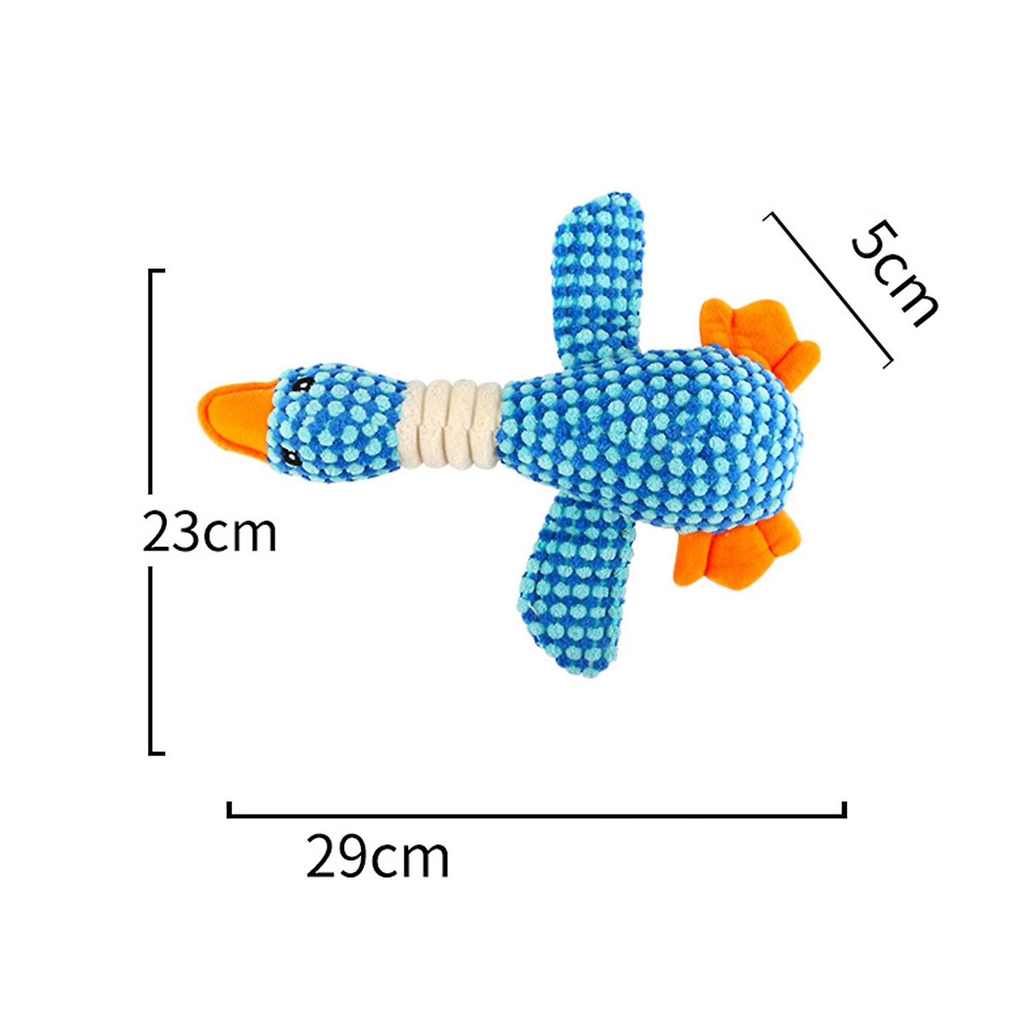 Doy Toy Plush Cartoon Duck Shape Pet Chew Toy Built-in Sound ...