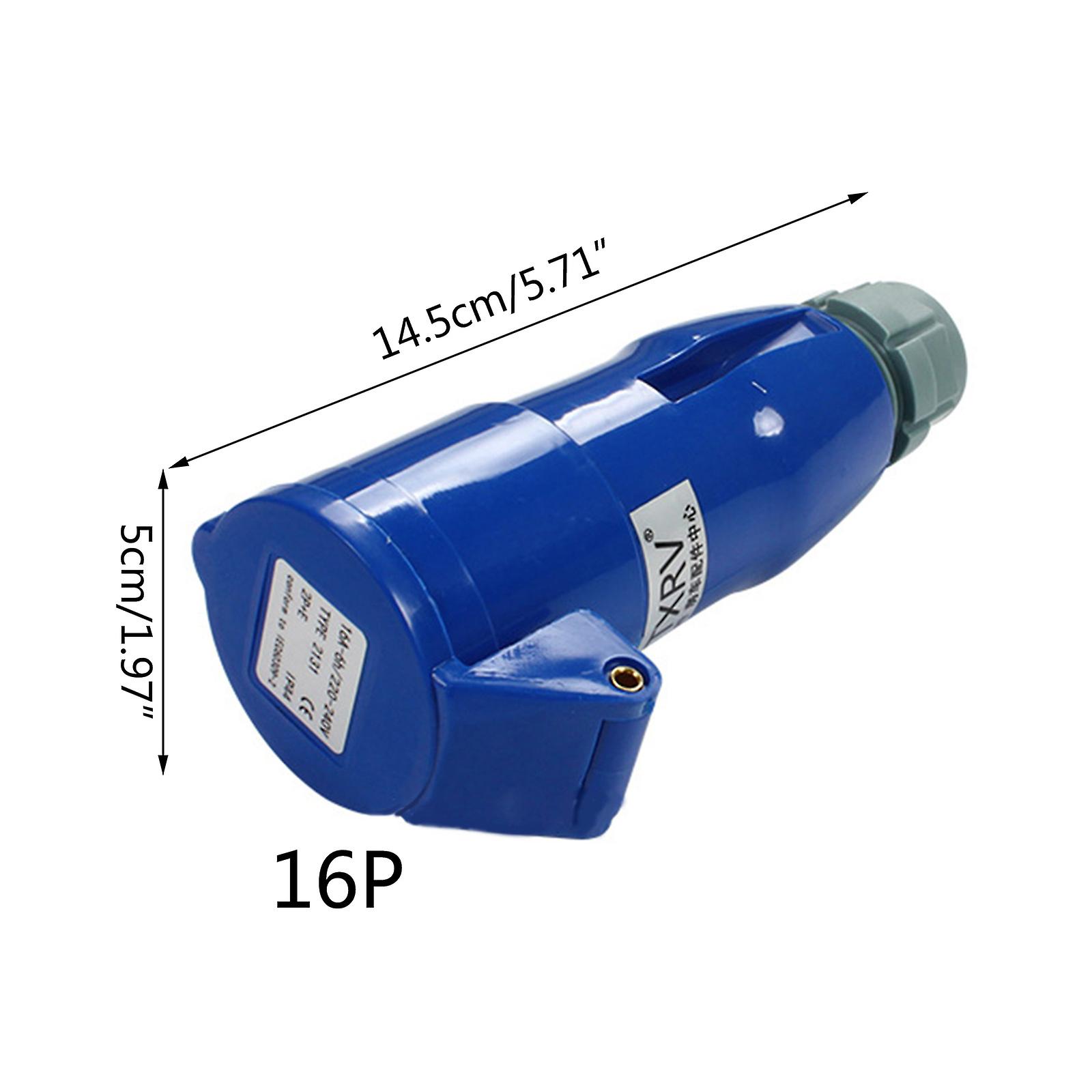 Motorhome Rv External Power Plug Outlet 16/32a Waterproof Flush Inlet ...