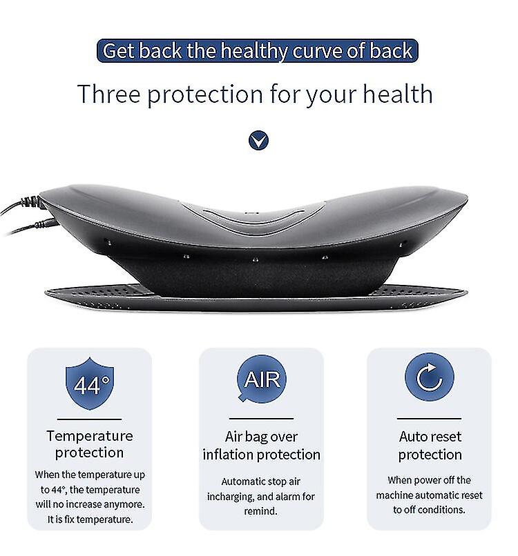 Eu Plug Lumbar Device Pneumatic Lumbar Traction Heating The Lumbar ...