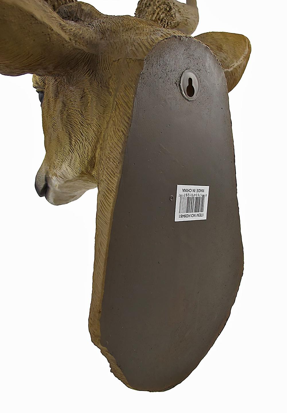 Lifelike Faux 8 Point Buck Deer Head Bust Wall Mount Hanging 23 inch ...