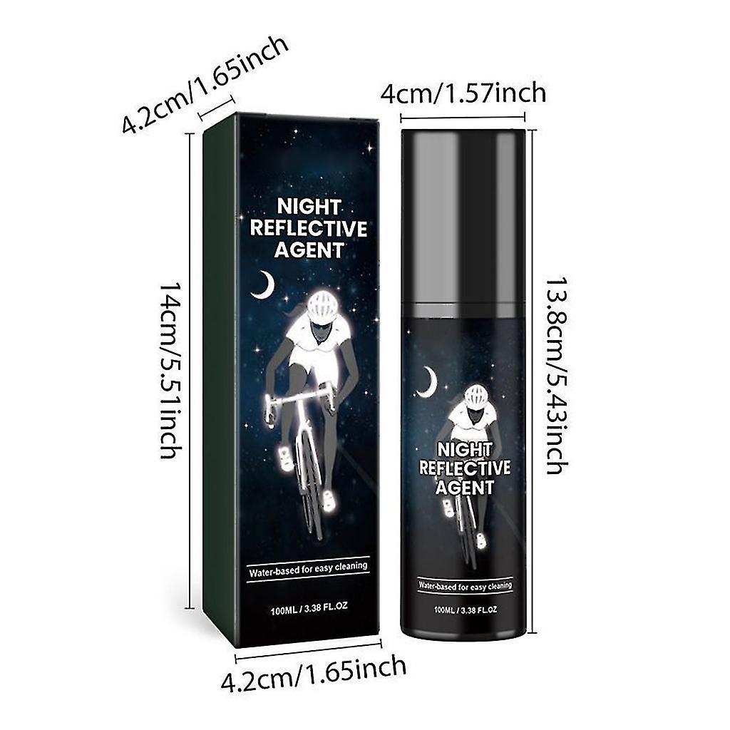 Safety Reflective Spray Clothing 100ml Reflective Spray for Better ...