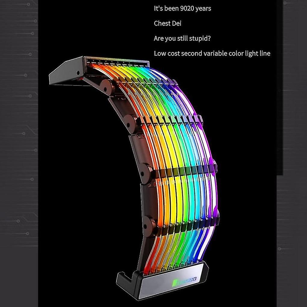 Psu Extension Cord RGB Trunk Cover Rainbow Bridge for 24 Pin Atx Cable ...