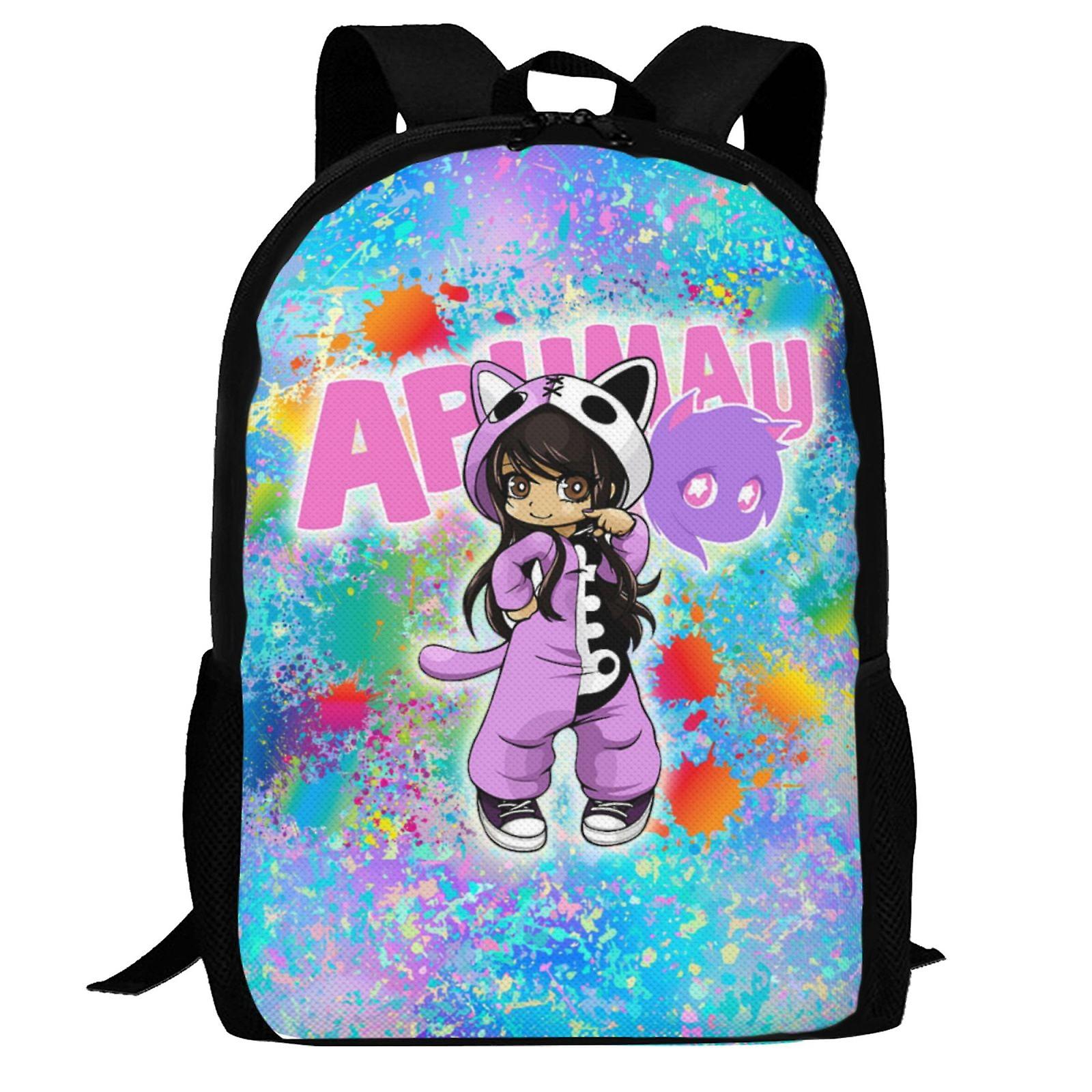Aphmau Backpack,3d Print Laptop Backpack Lightweight Casual Daypack ...