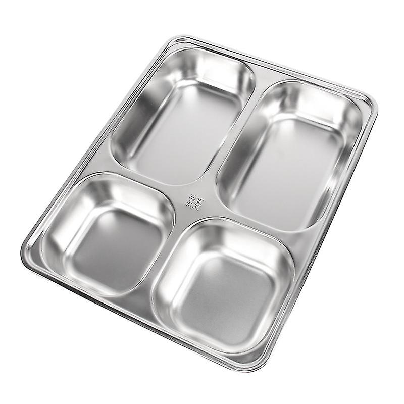 1pcs Stainless Steel Food Tray Plate | Fruugo UK
