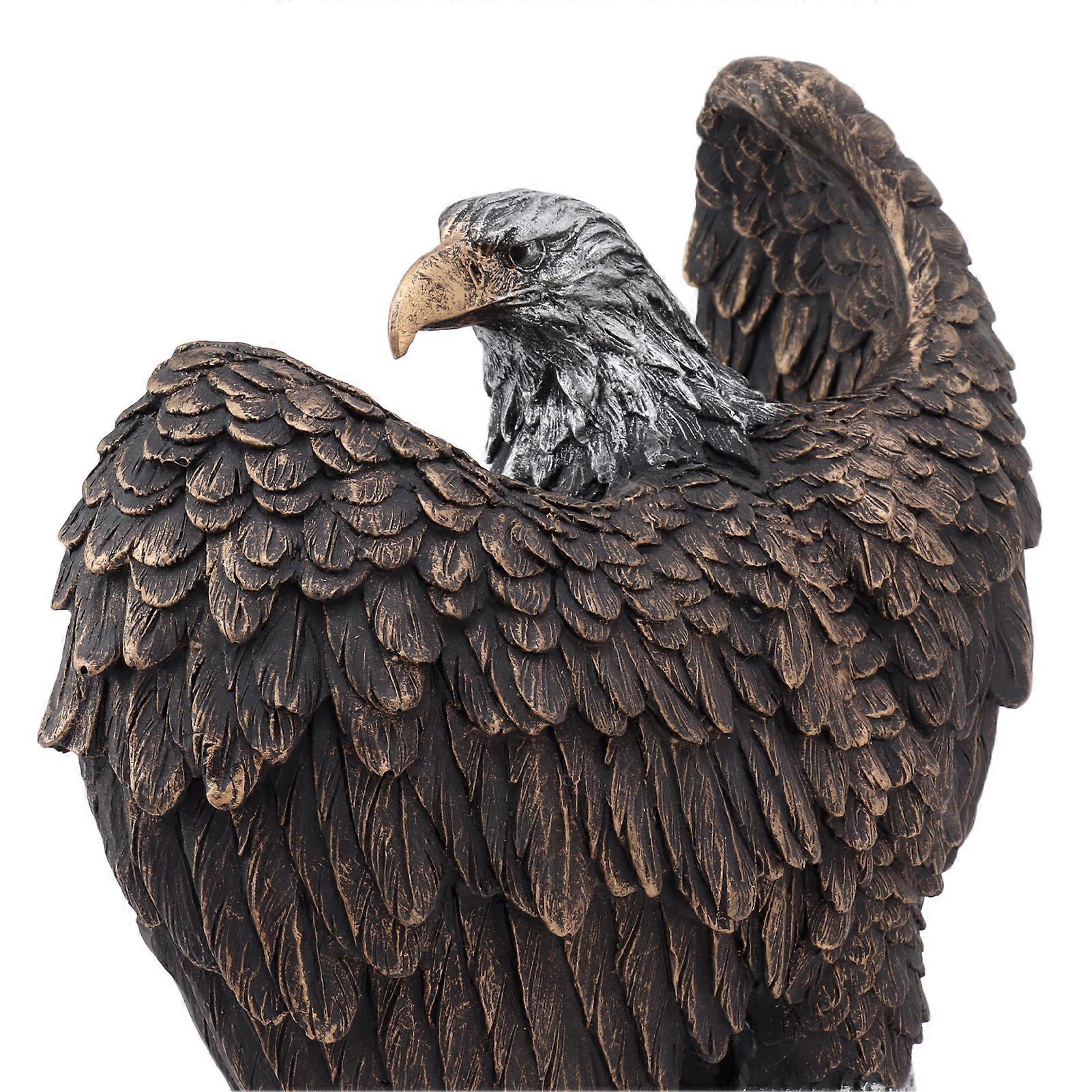 Eagle Statue Resin Vivid Ingenious Durable Decorative Vintage Eagle ...