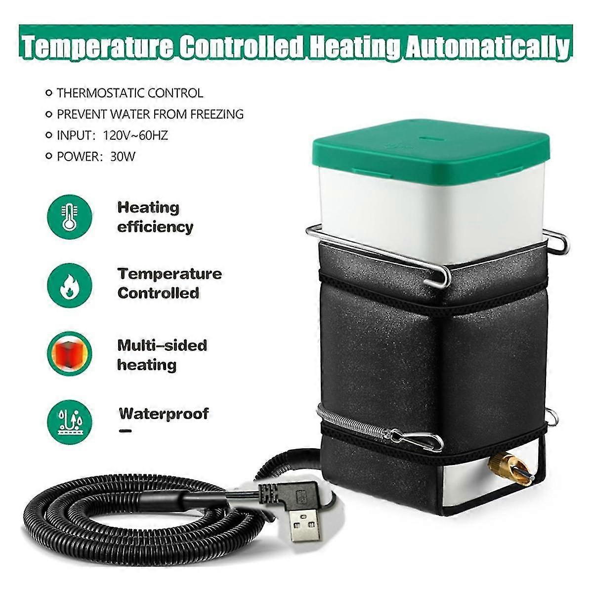 Heated Rabbit Water Bottle, 32 Oz No Drip Water Bottle For Rabbits ...