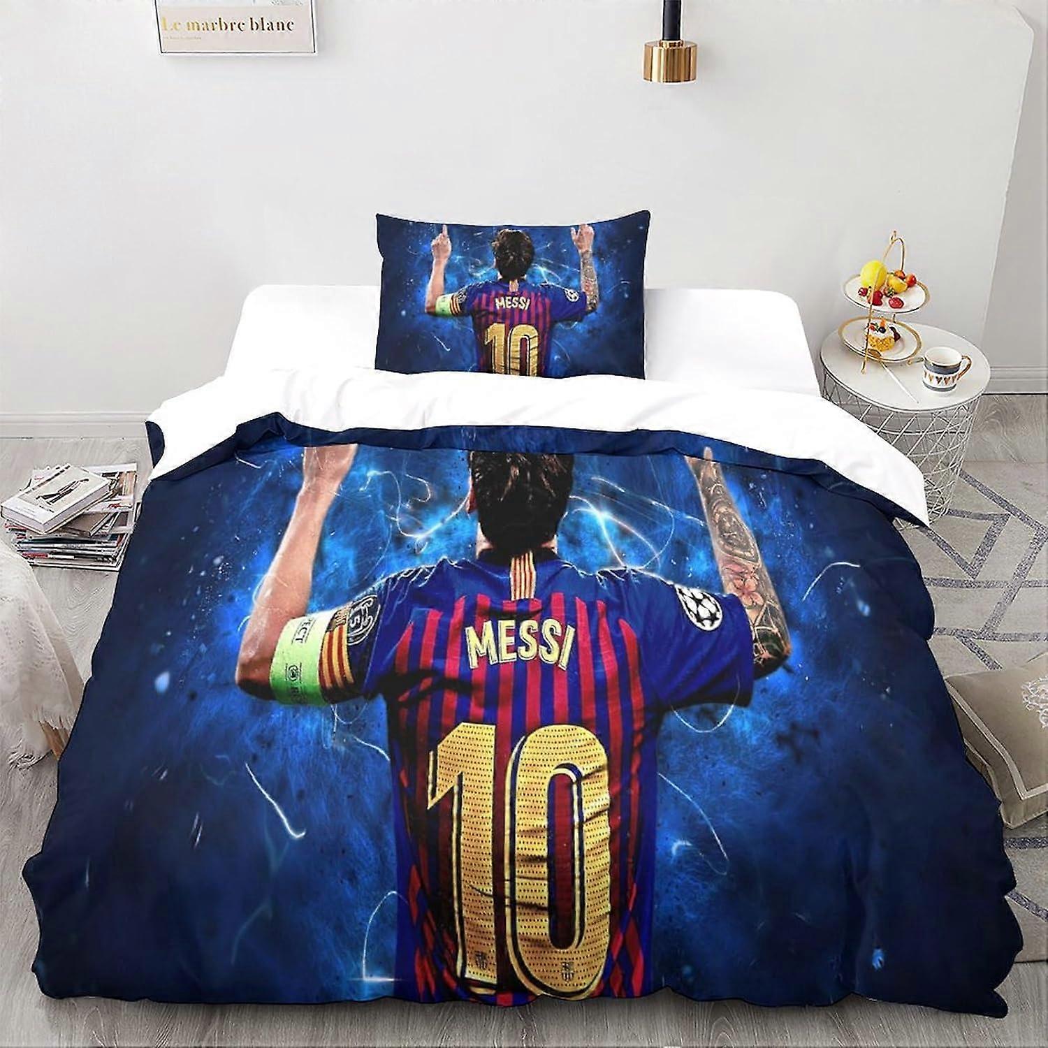Messi 3D Printed Bedding Set Duvet Cover Pillowcase, 2 Piece Lionel ...