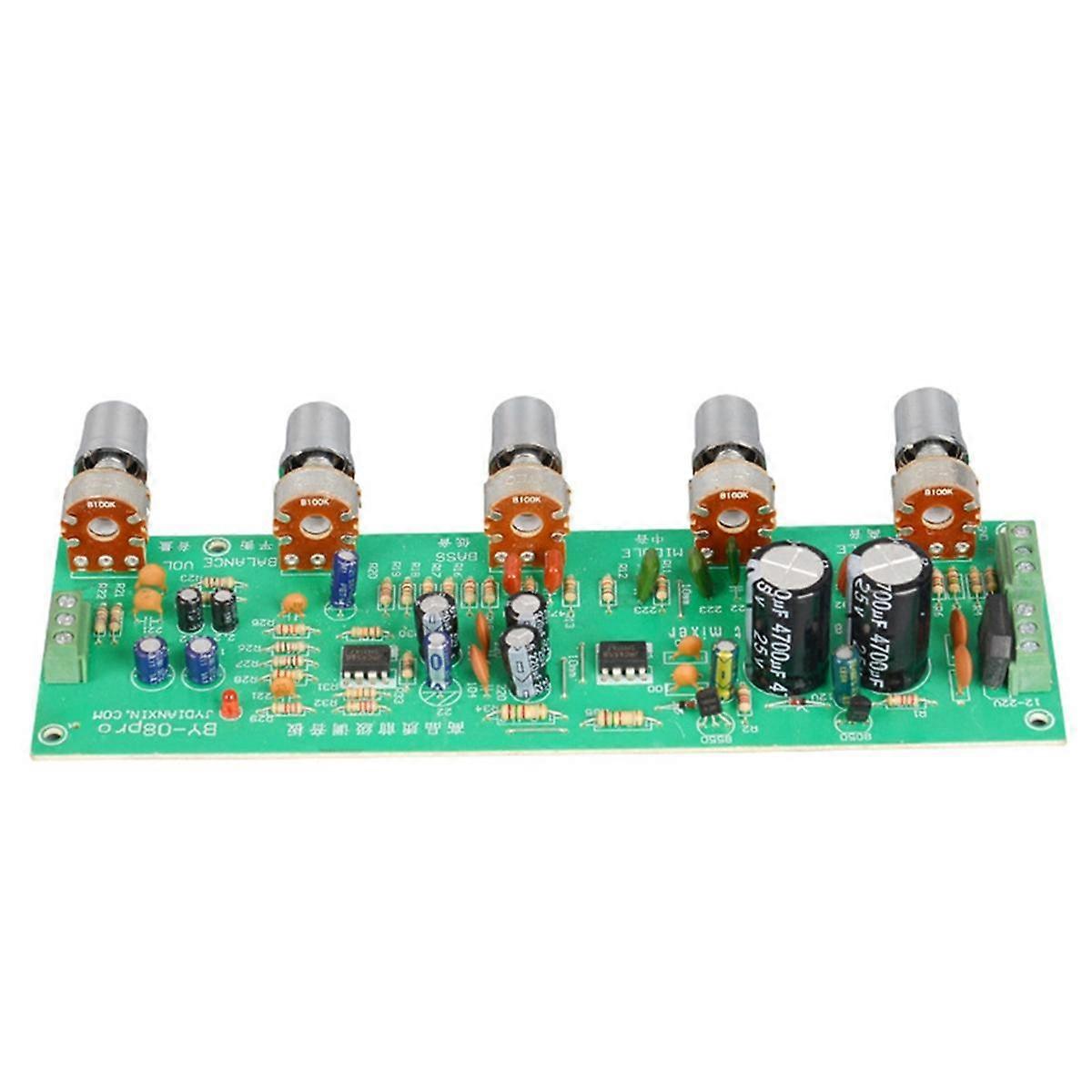 2.0 Hifi Audio Preamplifier Board Midrange Treble Balance Adjustable ...