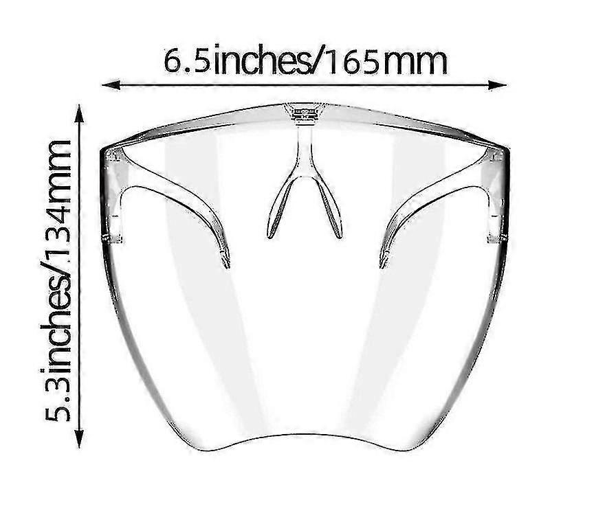 Adult/kids Clear Face Shield Mask Googles Sunglasses Visor Anti-fog ...