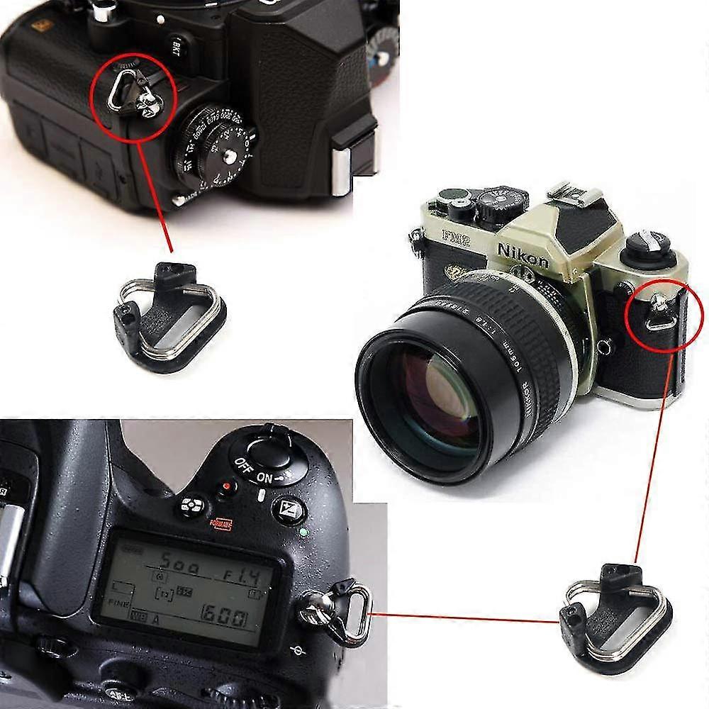 Protector Cover Pad+Stainless Steel Lug Ring Camera Strap Triangle ...