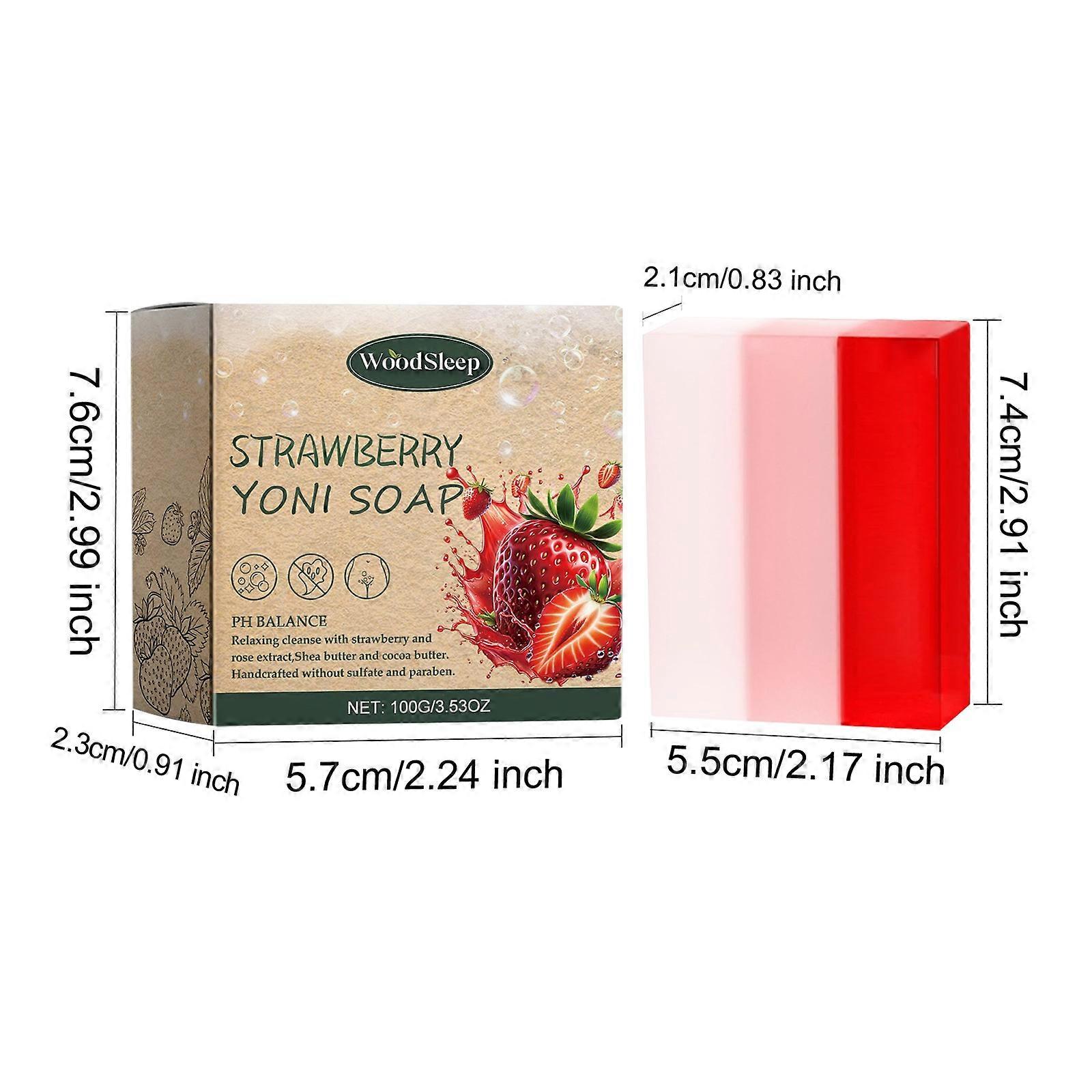 Natural Strawberry Flavored Soap Bath Allows You To Enjoy The Care Of ...