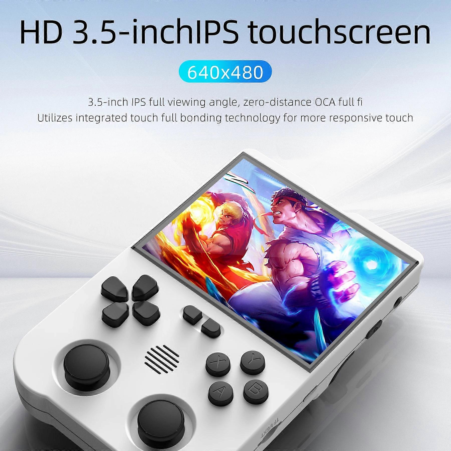 NEW2024 XU10 Handheld Game Console 3.5" IPS Screen 3000mAh Battery Linux System Built-in Retro ...
